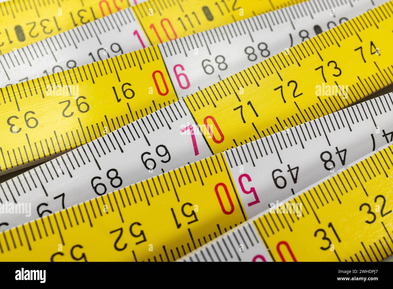 Wooden folding rule hi-res stock photography and images - Alamy