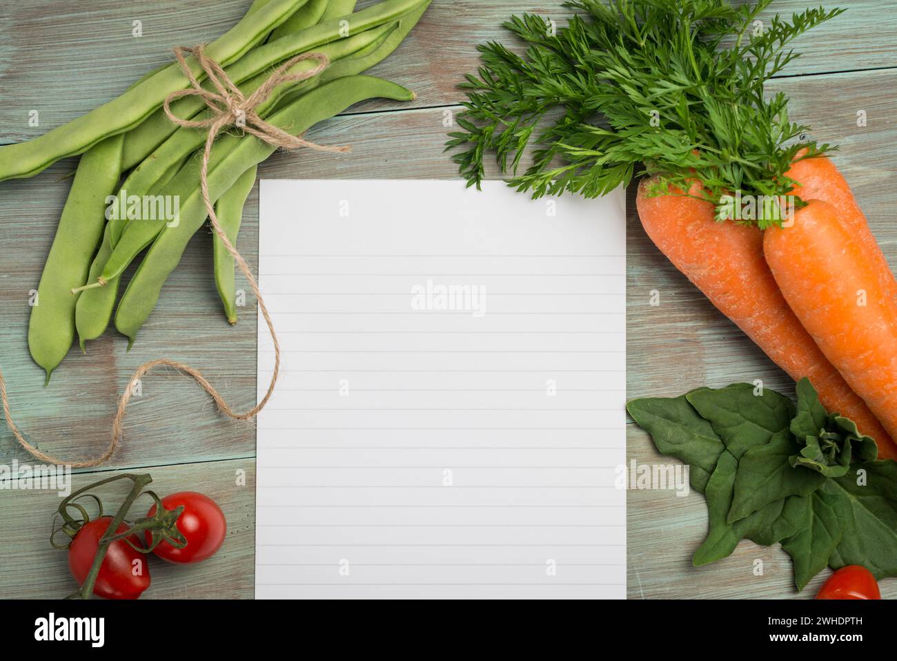 Menu food recipe paper hi-res stock photography and images - Alamy