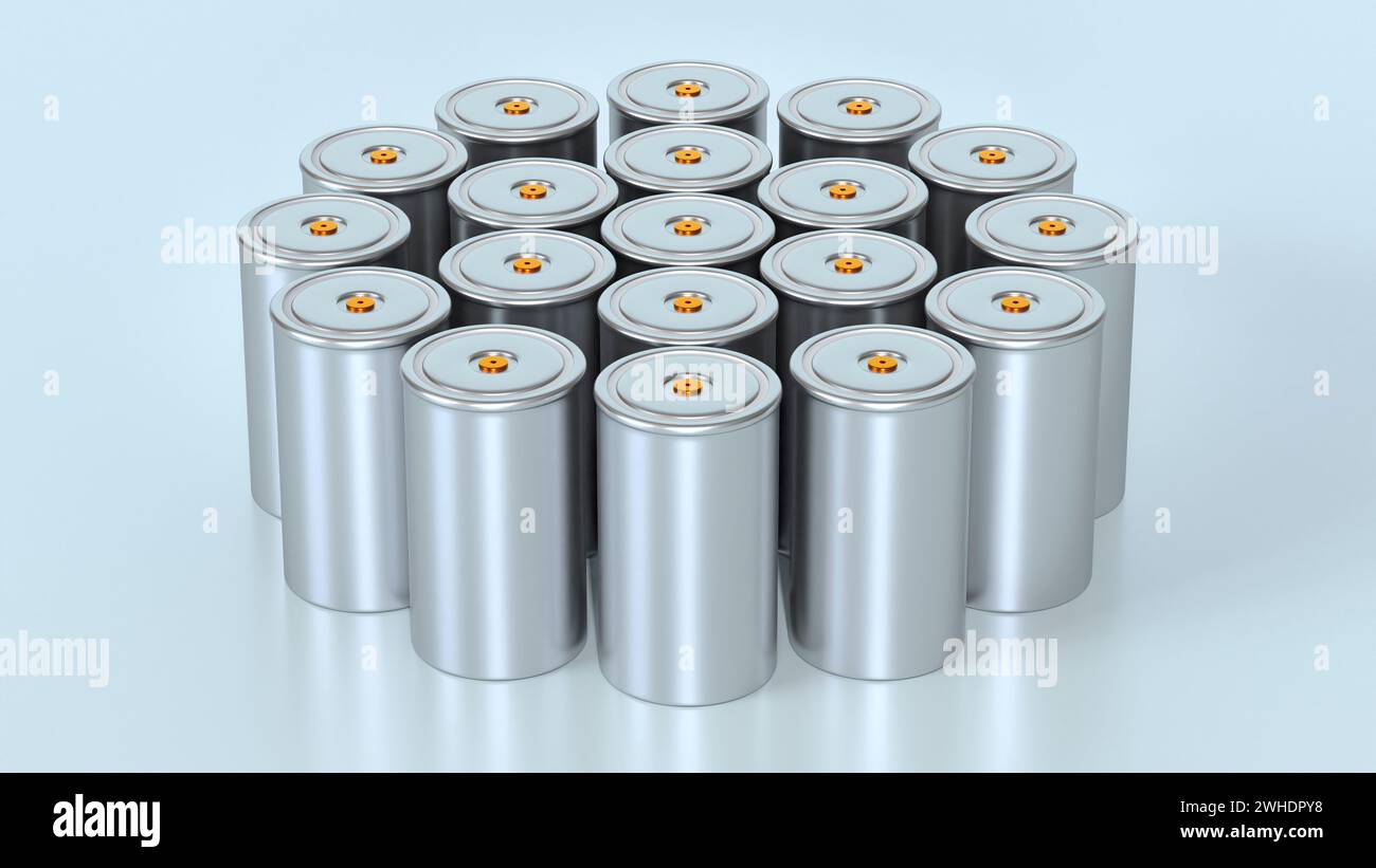 lot lithium traction 4680 accumulator cell for battery modules, mass ...