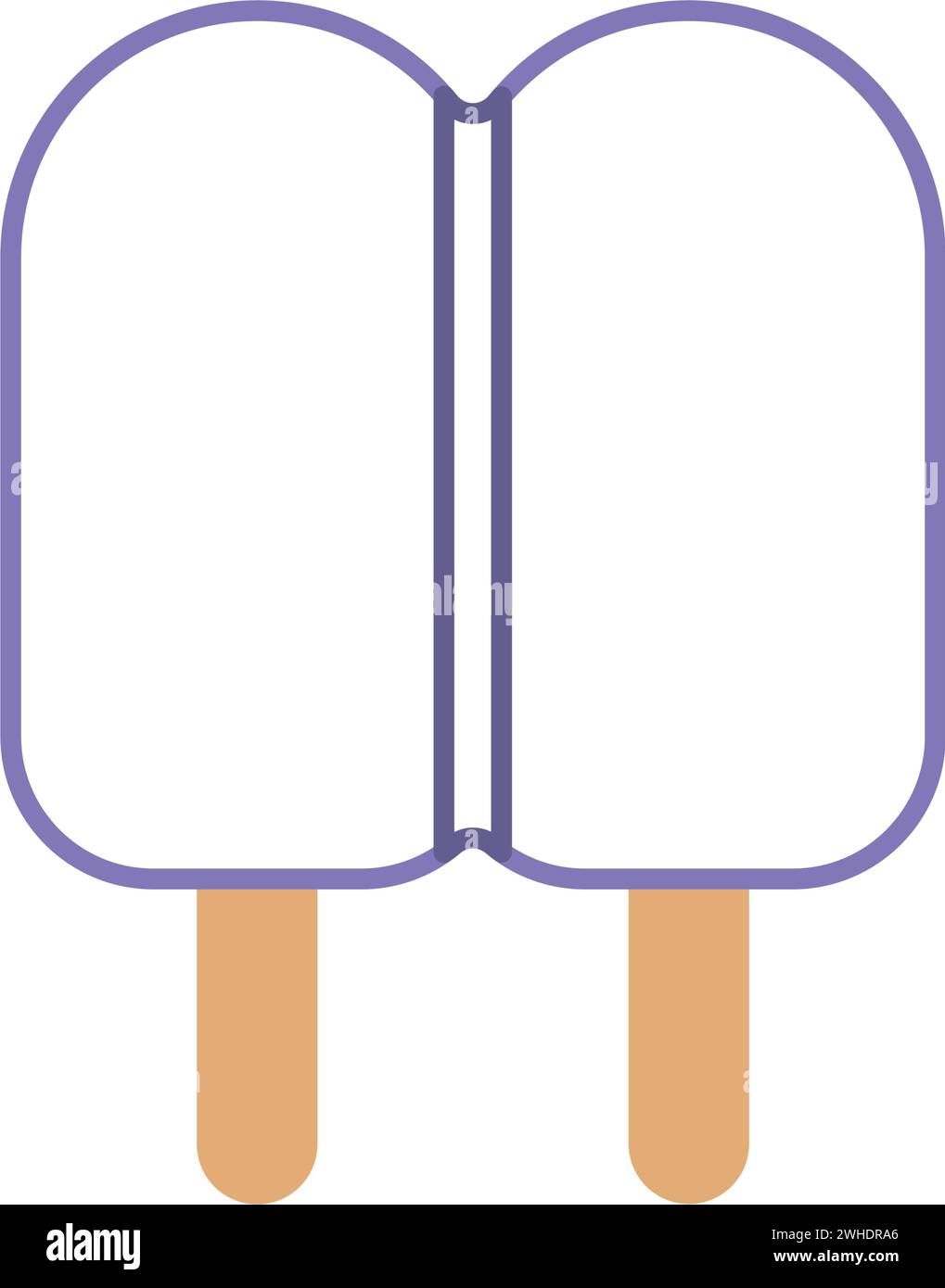 Isolated colored popsicle outline icon Vector Stock Vector Image & Art ...