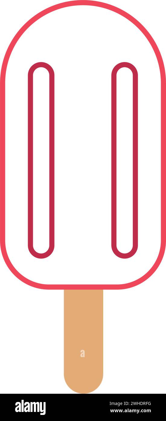 Isolated colored popsicle outline icon Vector Stock Vector Image & Art ...