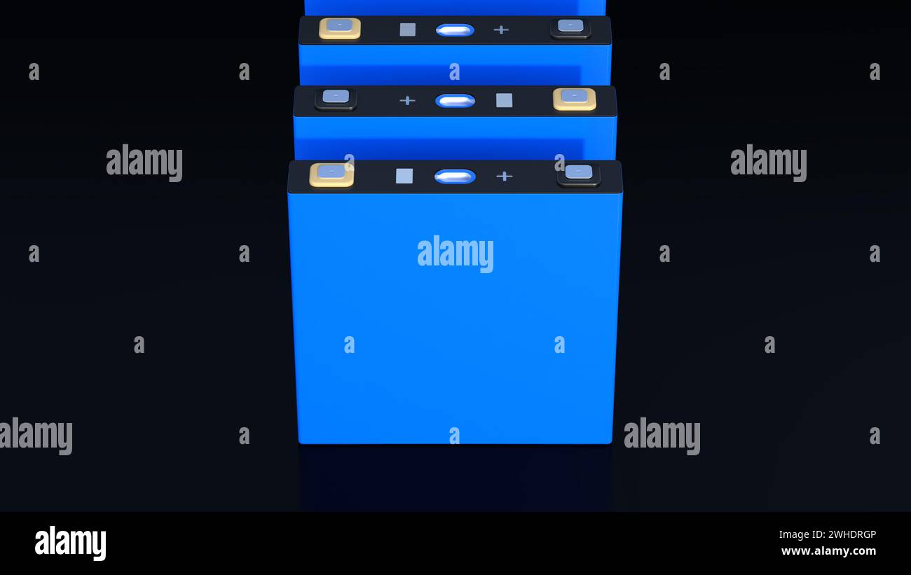 blue prismatic LFP cell, NMC Prismatic battery's for electric vehicles ...