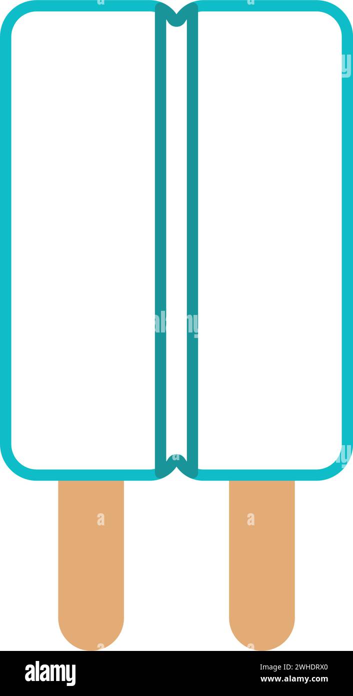 Isolated colored popsicle outline icon Vector Stock Vector Image & Art ...