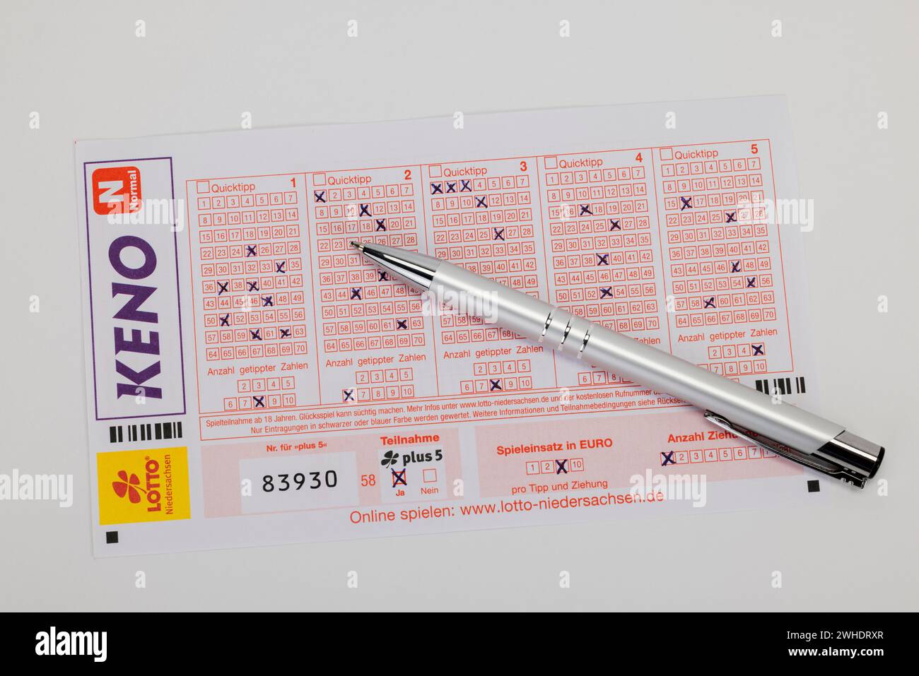 Lotto slip hi-res stock photography and images - Alamy
