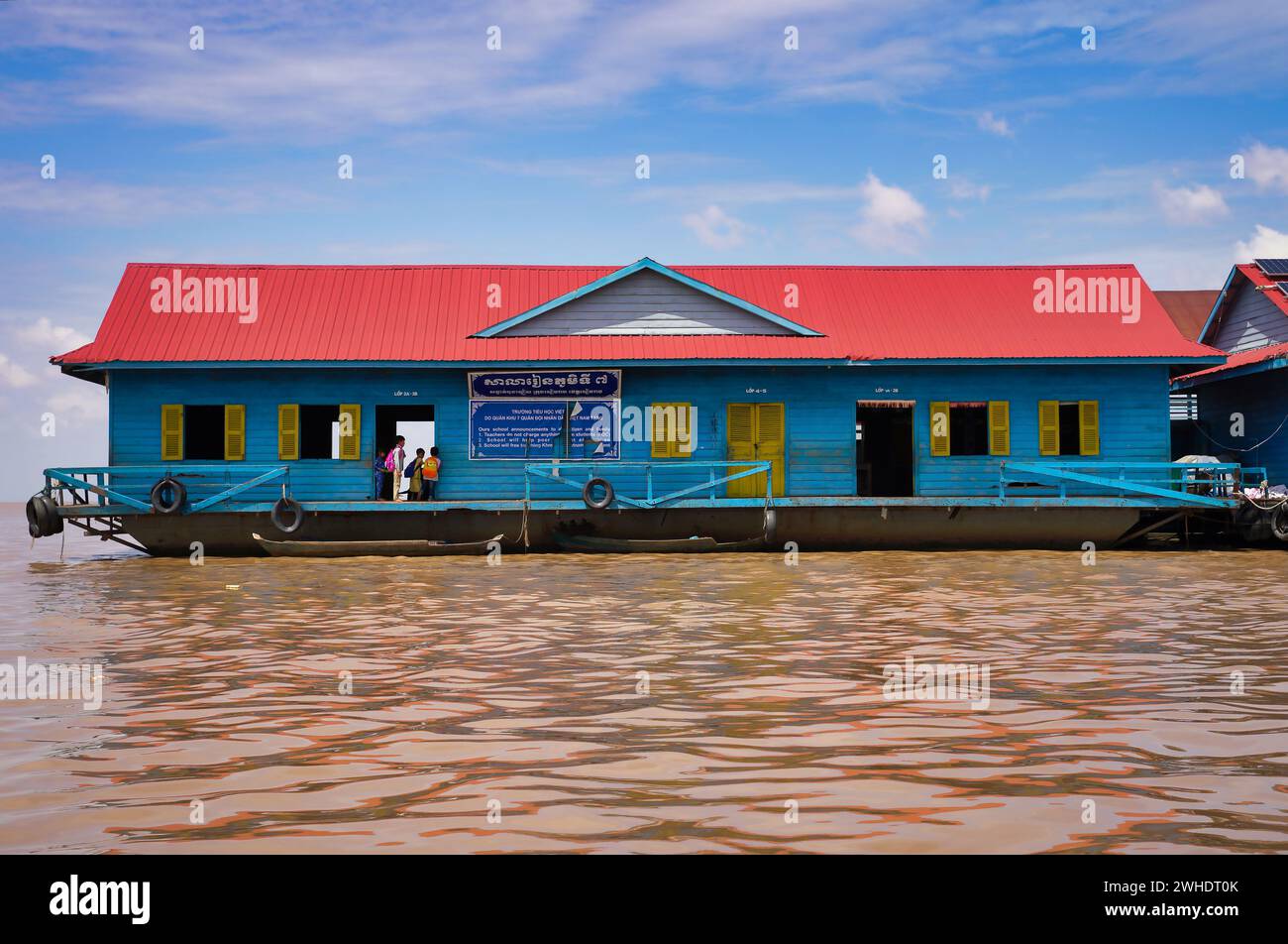 Siem Reap,Camboda,July 6, 2019-Tonle Sap has floating villages ...