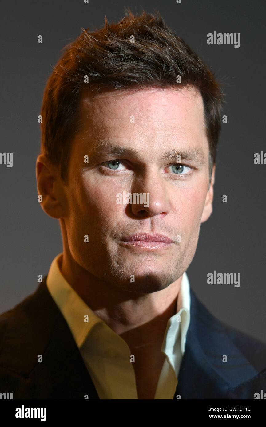 Las Vegas, USA. 09th Feb, 2024. NFL legend quarterback Tom Brady ...