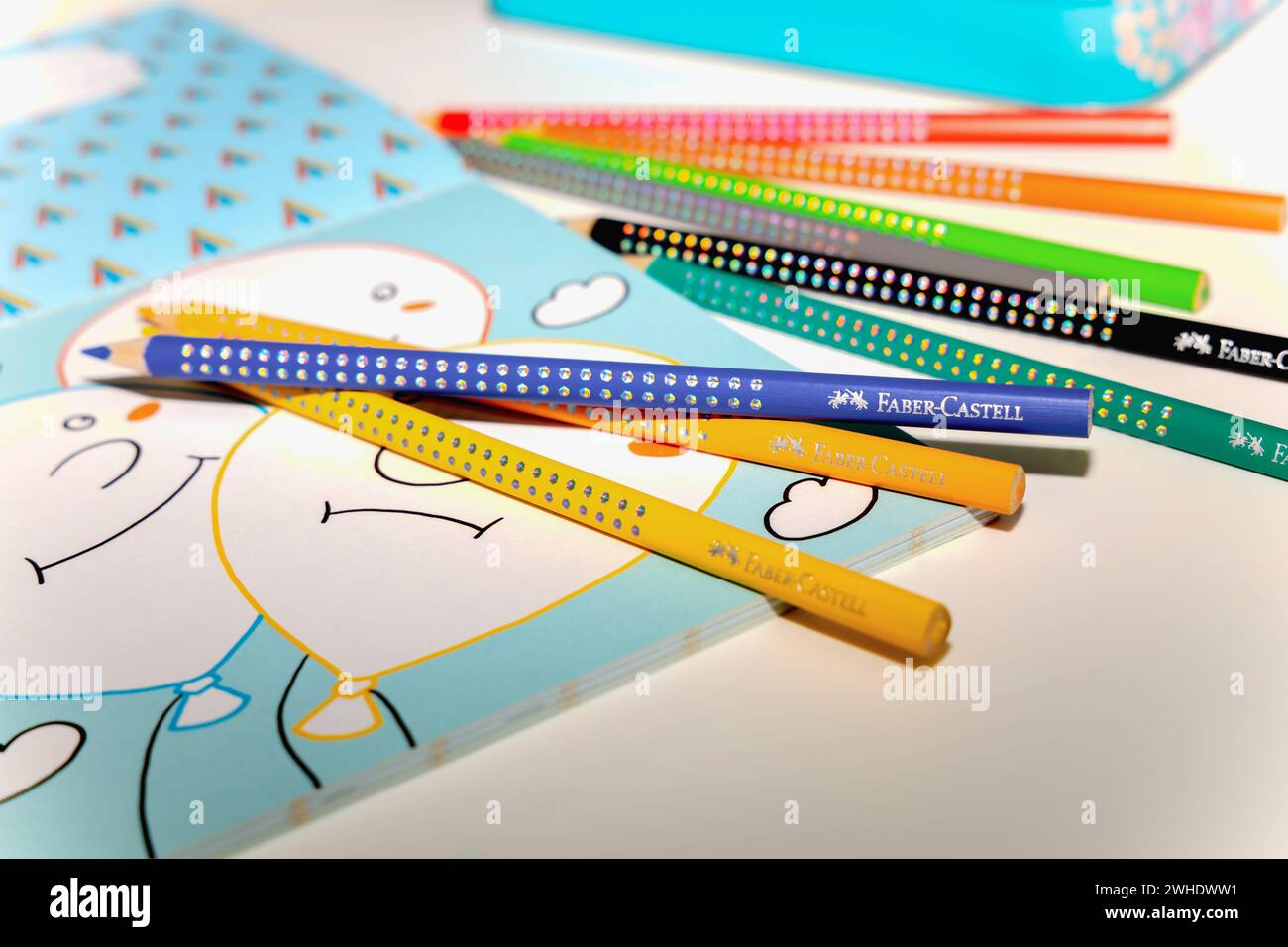 Faber-Castell colored pencils for drawing various colors and coloring ...