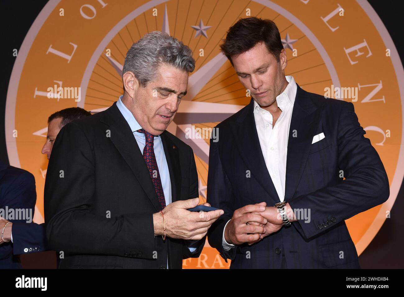 Las Vegas, USA. 09th Feb, 2024. (L-R) Jeffrey Soffer, Chairman and Chief Executive Officer ...
