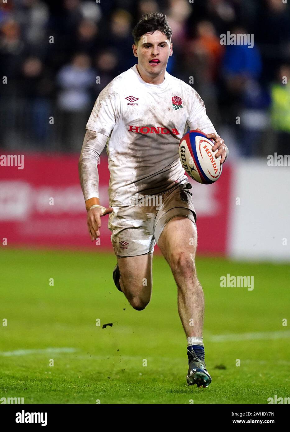 England's Alex Wills in action during the U20's Six Nations match at ...