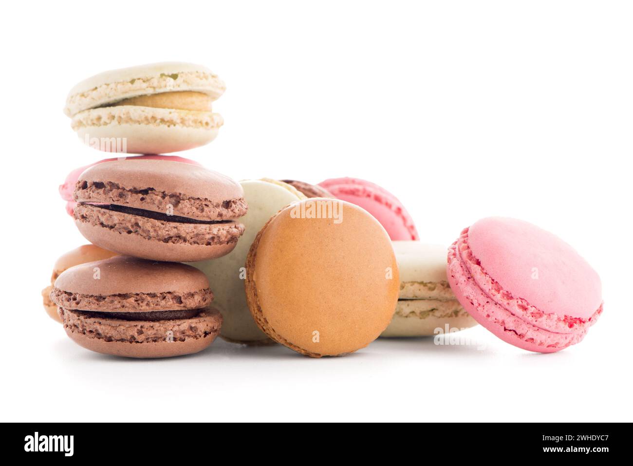 Colorful French Macarons Stock Photo - Alamy