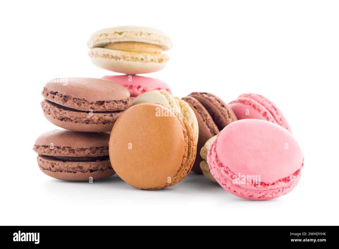 Colorful French Macarons Stock Photo - Alamy