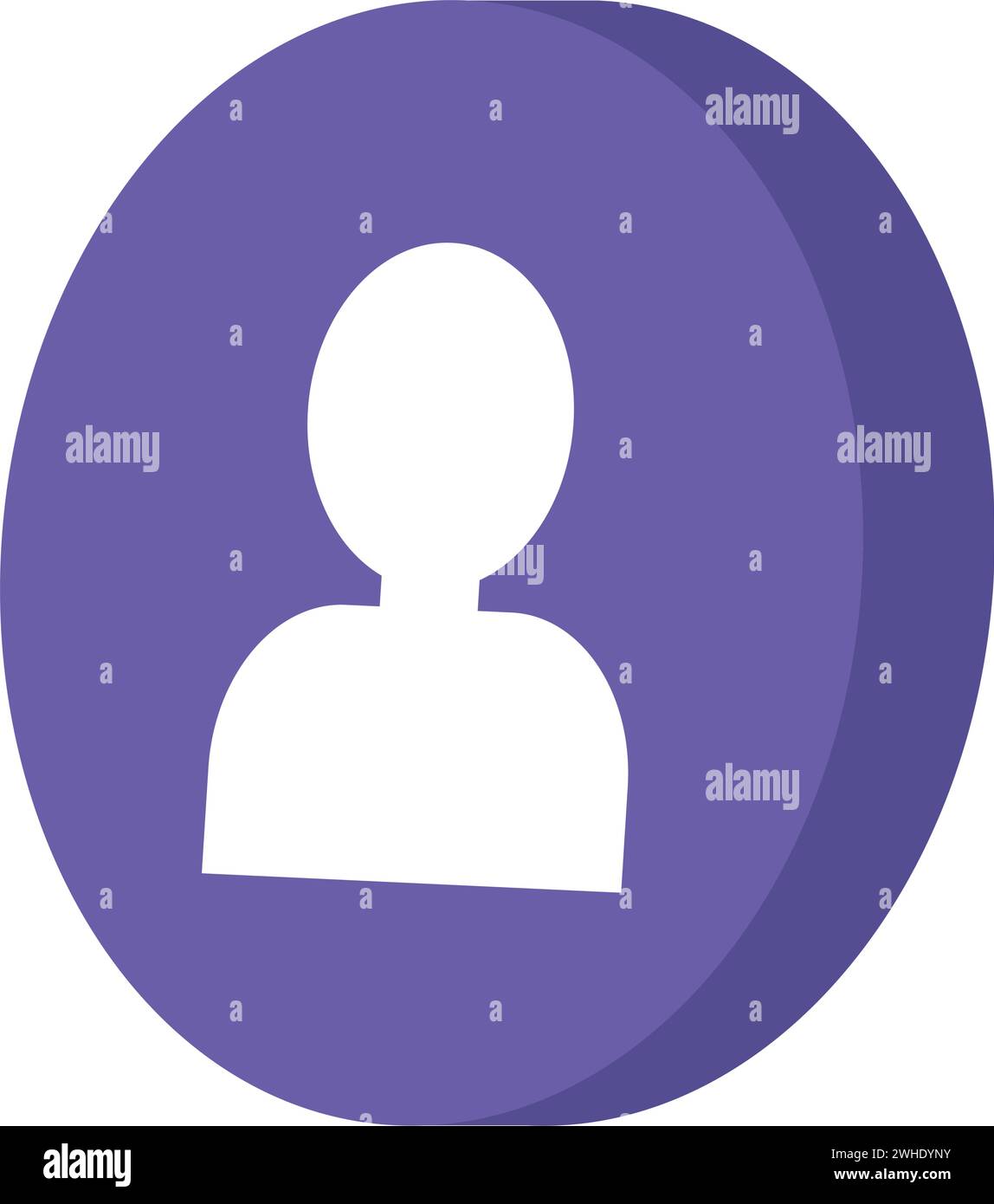 Isolated 3d internet avatar profile icon Vector Stock Vector Image ...