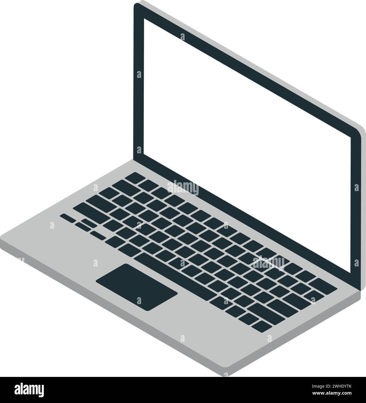 Isolated empty laptop device icon Vector Stock Vector Image & Art - Alamy