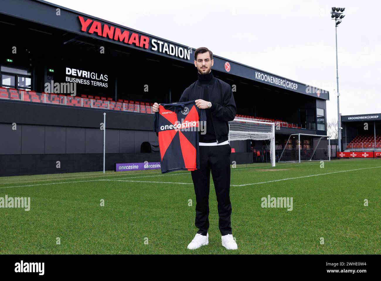 Almere, Netherlands. 09th Feb, 2024. ALMERE, 09-02-2024, Yanmar Stadium ...
