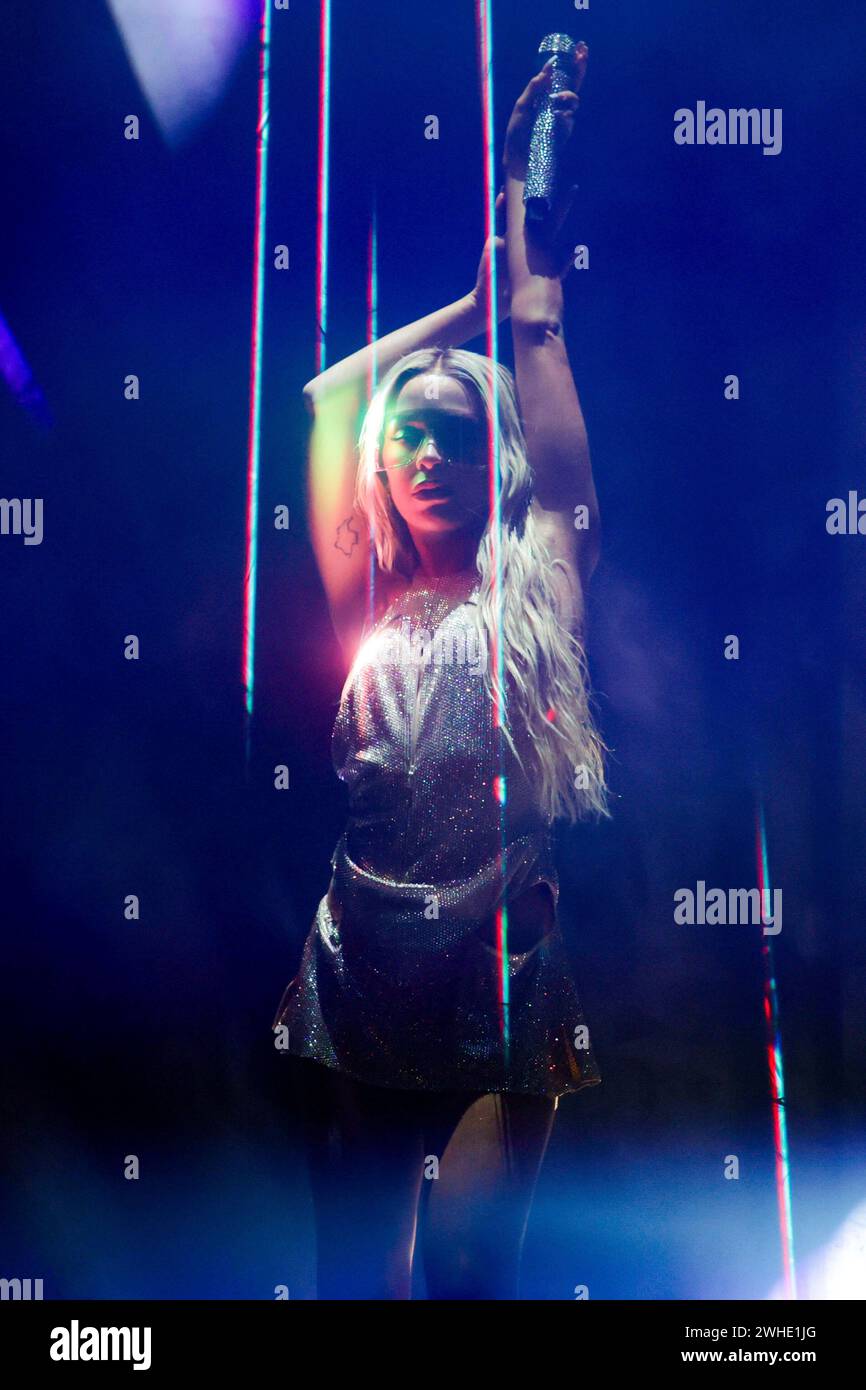 The singer Bad Gyal during her concert at the Palau Sant Jordi, on ...