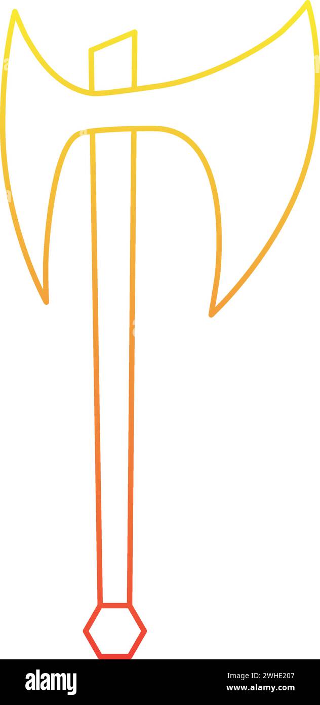 Isolated axe weapon medieval icon Vector Stock Vector Image & Art - Alamy