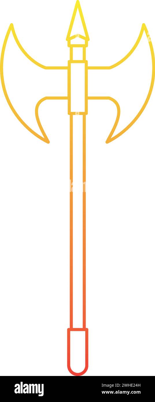 Isolated axe weapon medieval icon Vector Stock Vector Image & Art - Alamy