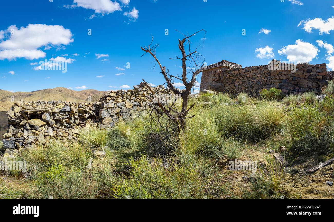 Saudi Arabian ancient architecture art of of the old stone homes Stock ...