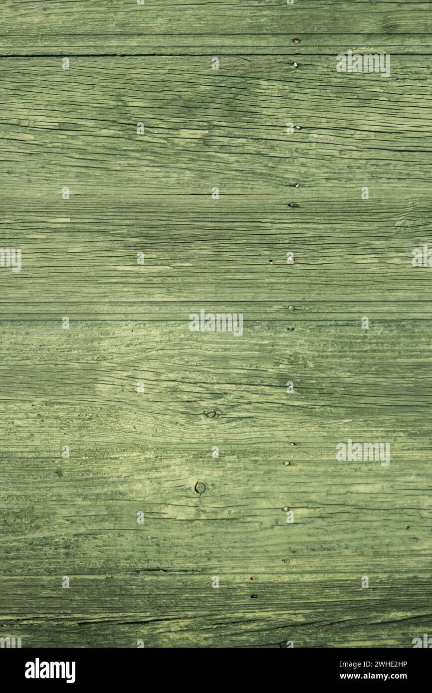 Green painted wood old aged texture Stock Photo - Alamy
