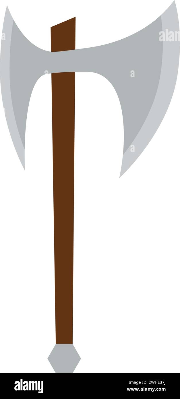 Isolated axe weapon medieval icon Vector Stock Vector Image & Art - Alamy