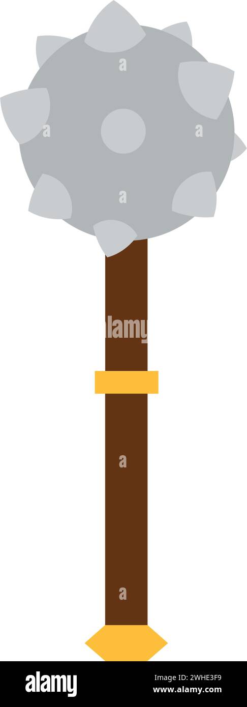 Isolated mace weapon medieval icon Vector Stock Vector Image & Art - Alamy
