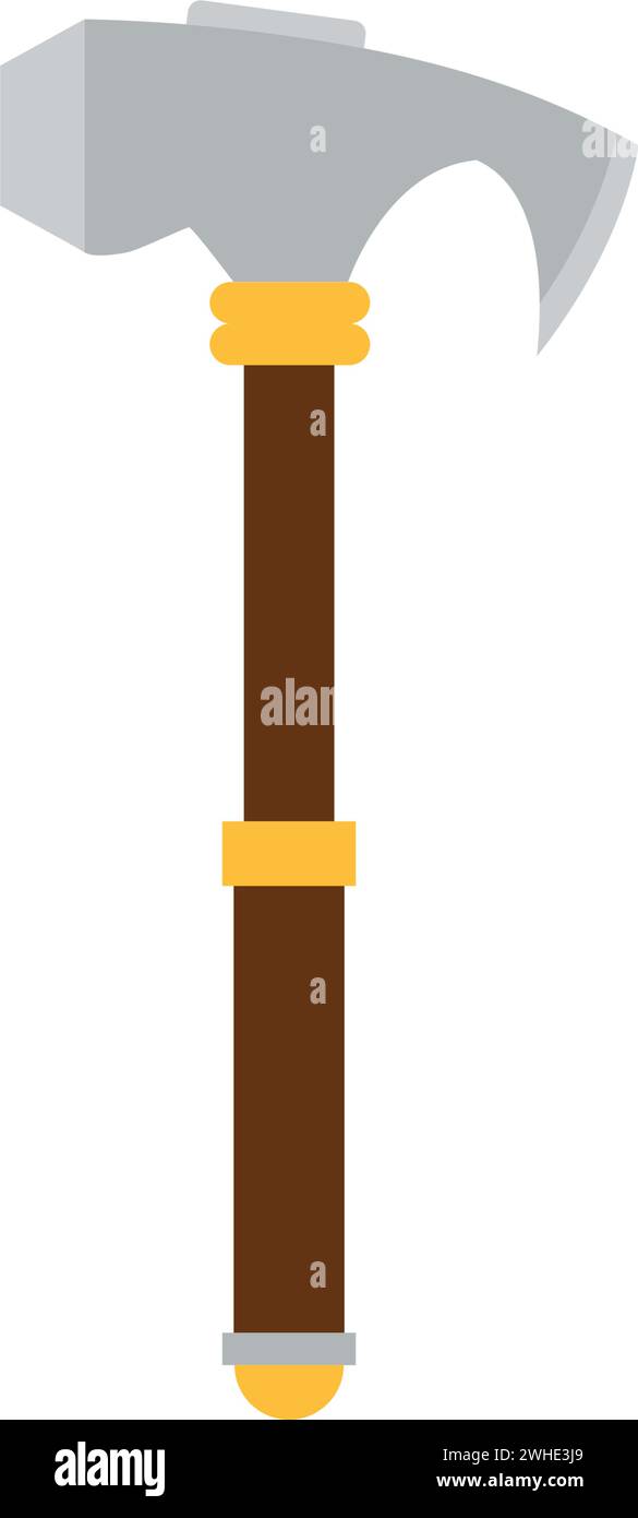 Isolated hammer weapon medieval icon Vector Stock Vector Image & Art ...