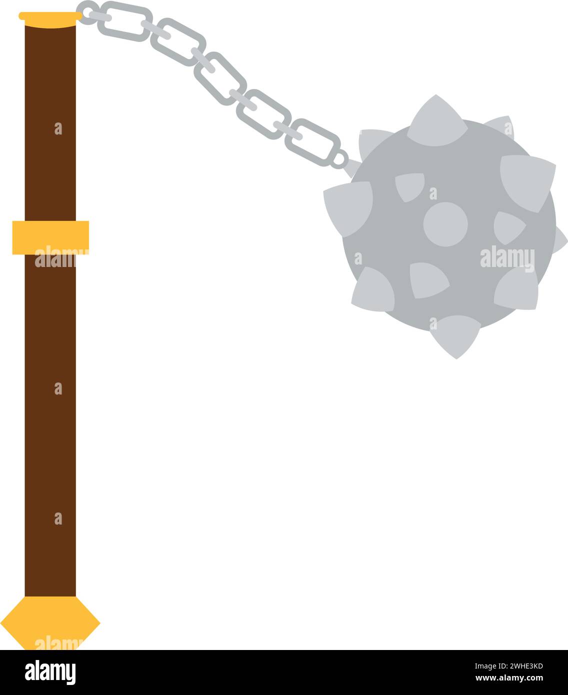 Isolated mace weapon medieval icon Vector Stock Vector Image & Art - Alamy