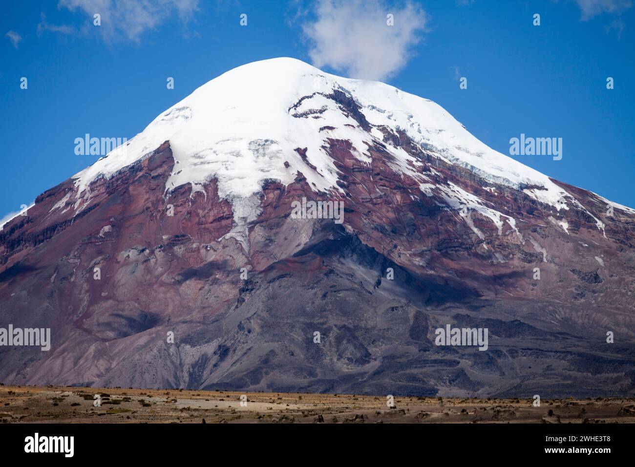 Breathtaking Chimborazo Mountain Photographs - Majestic Snowy Peaks of ...