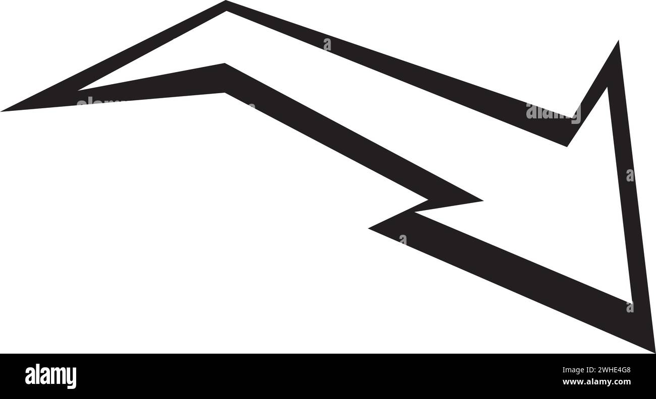 Isolated white comic arrow transition Vector Stock Vector Image & Art ...