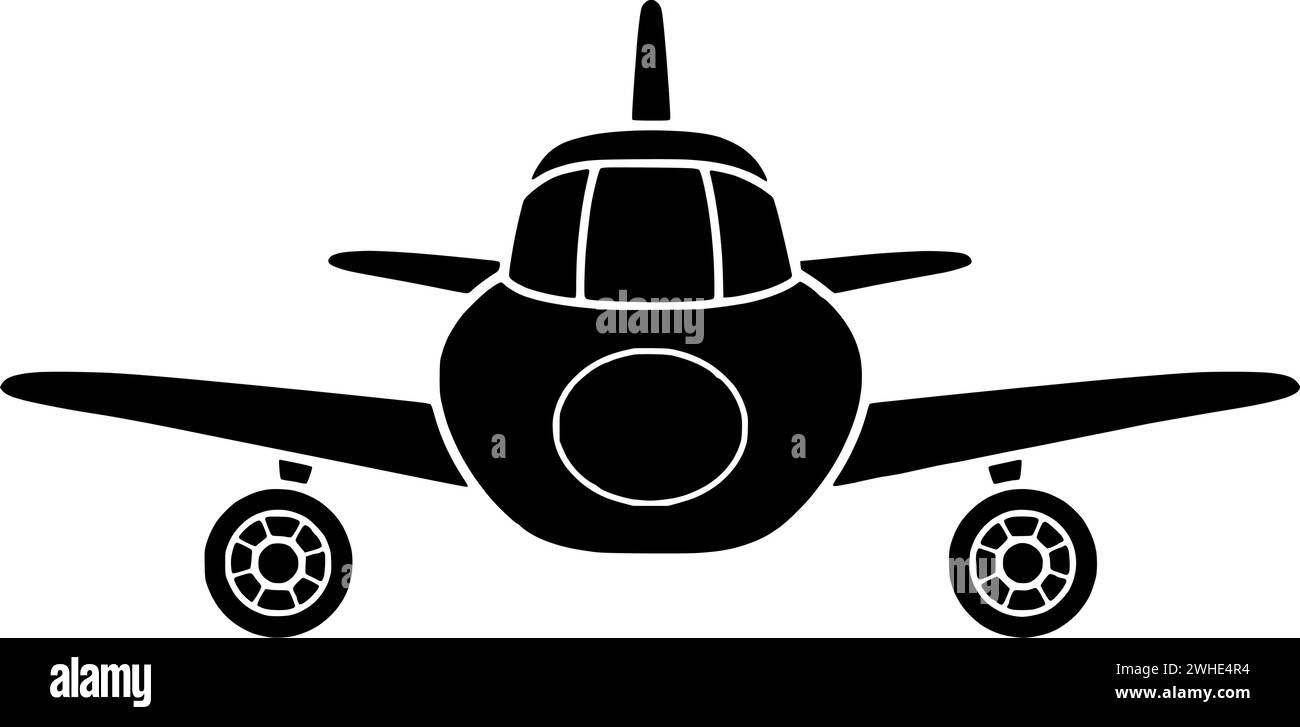 airplane illustration fly silhouette travel logo tourism icon plane ...
