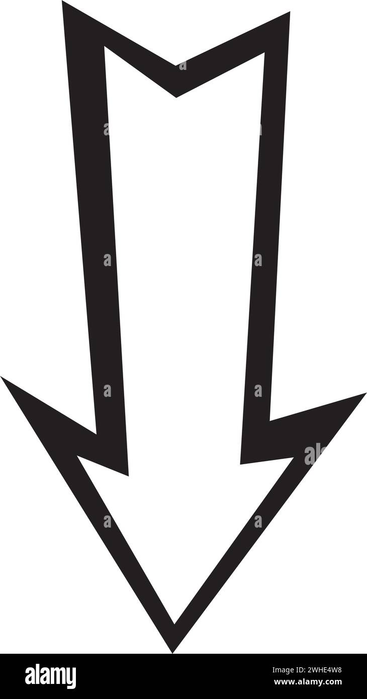 Isolated white comic arrow transition Vector Stock Vector Image & Art ...