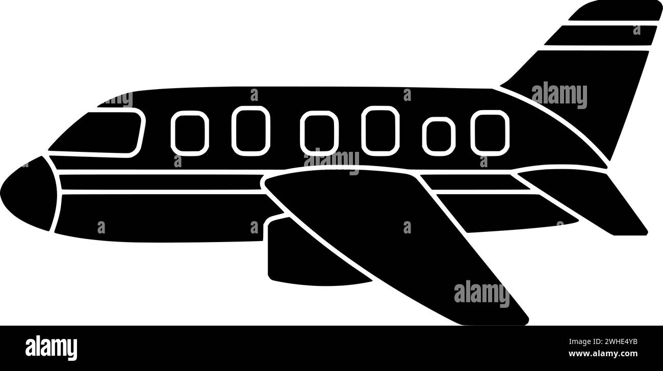 airplane illustration fly silhouette travel logo tourism icon plane ...