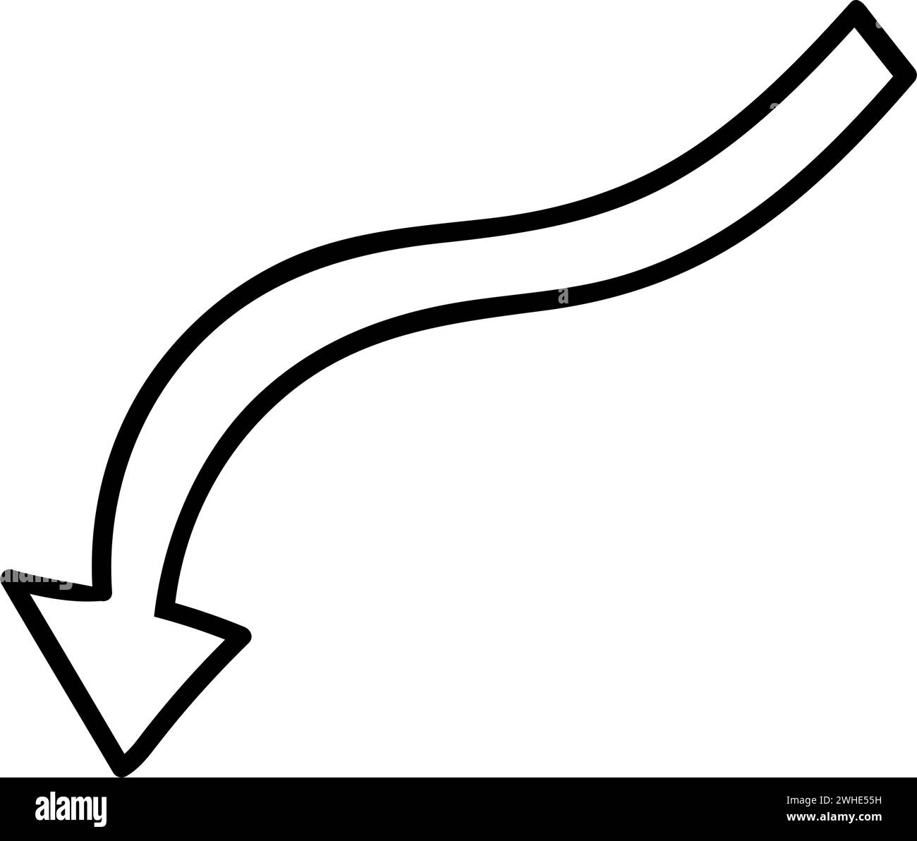 Isolated white comic arrow transition Vector Stock Vector Image & Art ...