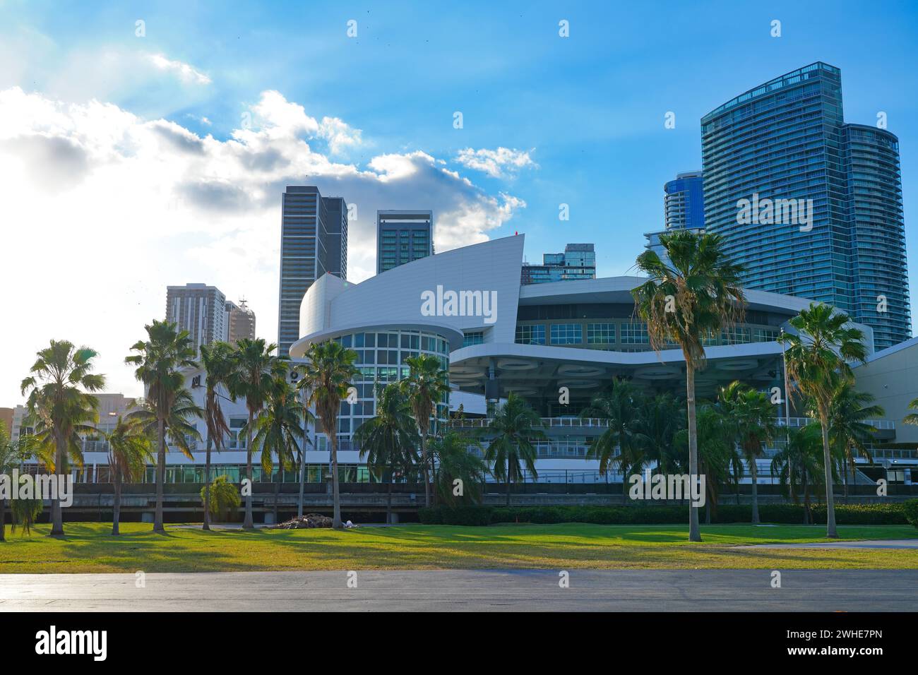 MIAMI, FL -2 FEB 2024- View of the Kaseya Center, formerly FTX Arena ...