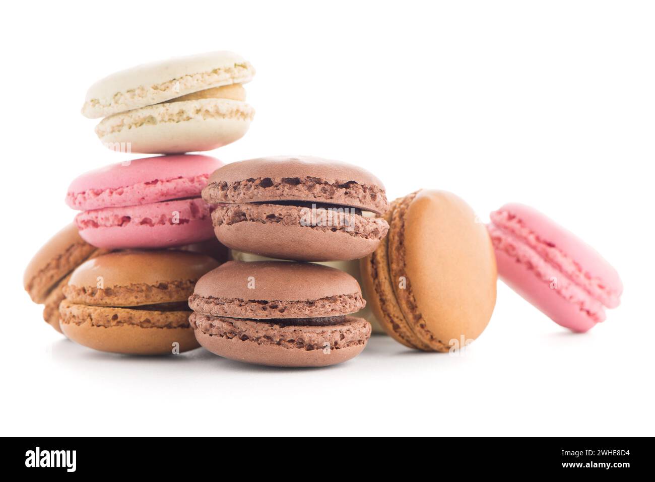 Colorful French Macarons Stock Photo - Alamy