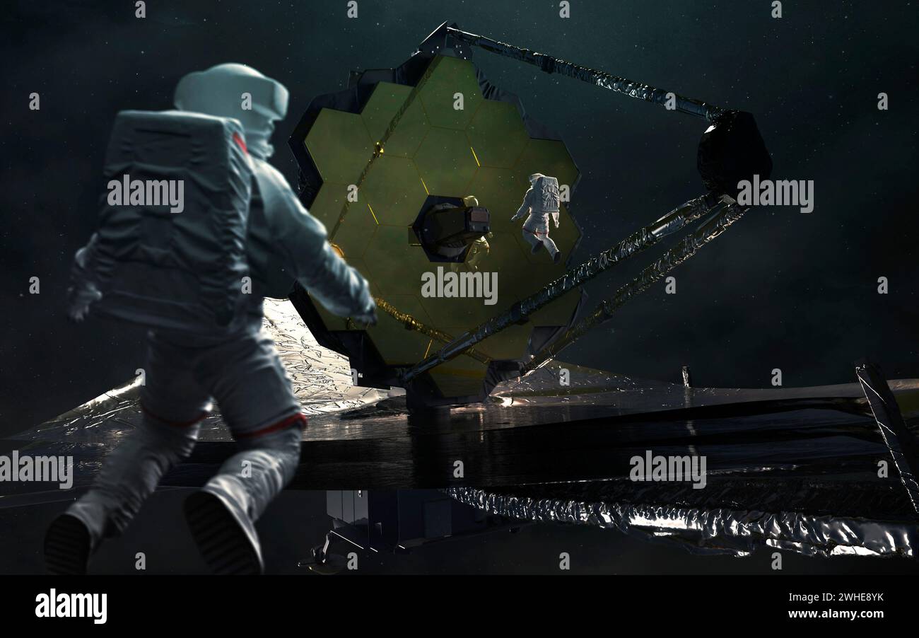 James webb space telescope render hi-res stock photography and images ...