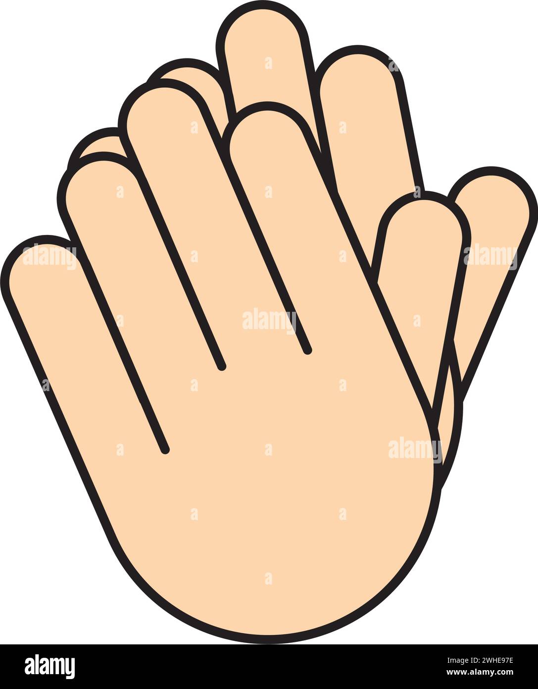 Isolated colored hand gesture icon Vector Stock Vector Image & Art - Alamy