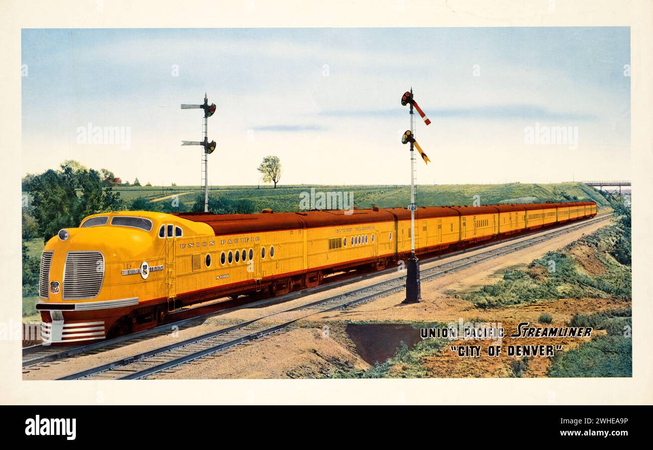 Usa travel 1940s railways hi-res stock photography and images - Alamy