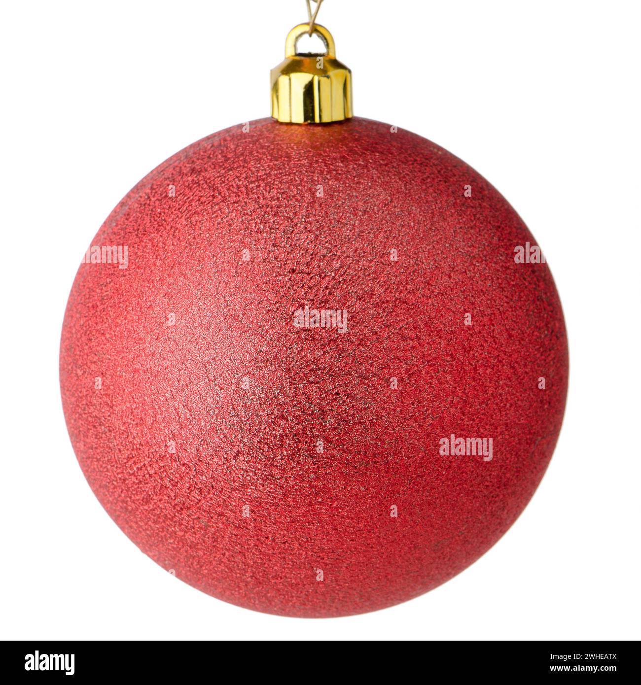 Red christmas shiny bauble hi-res stock photography and images - Alamy