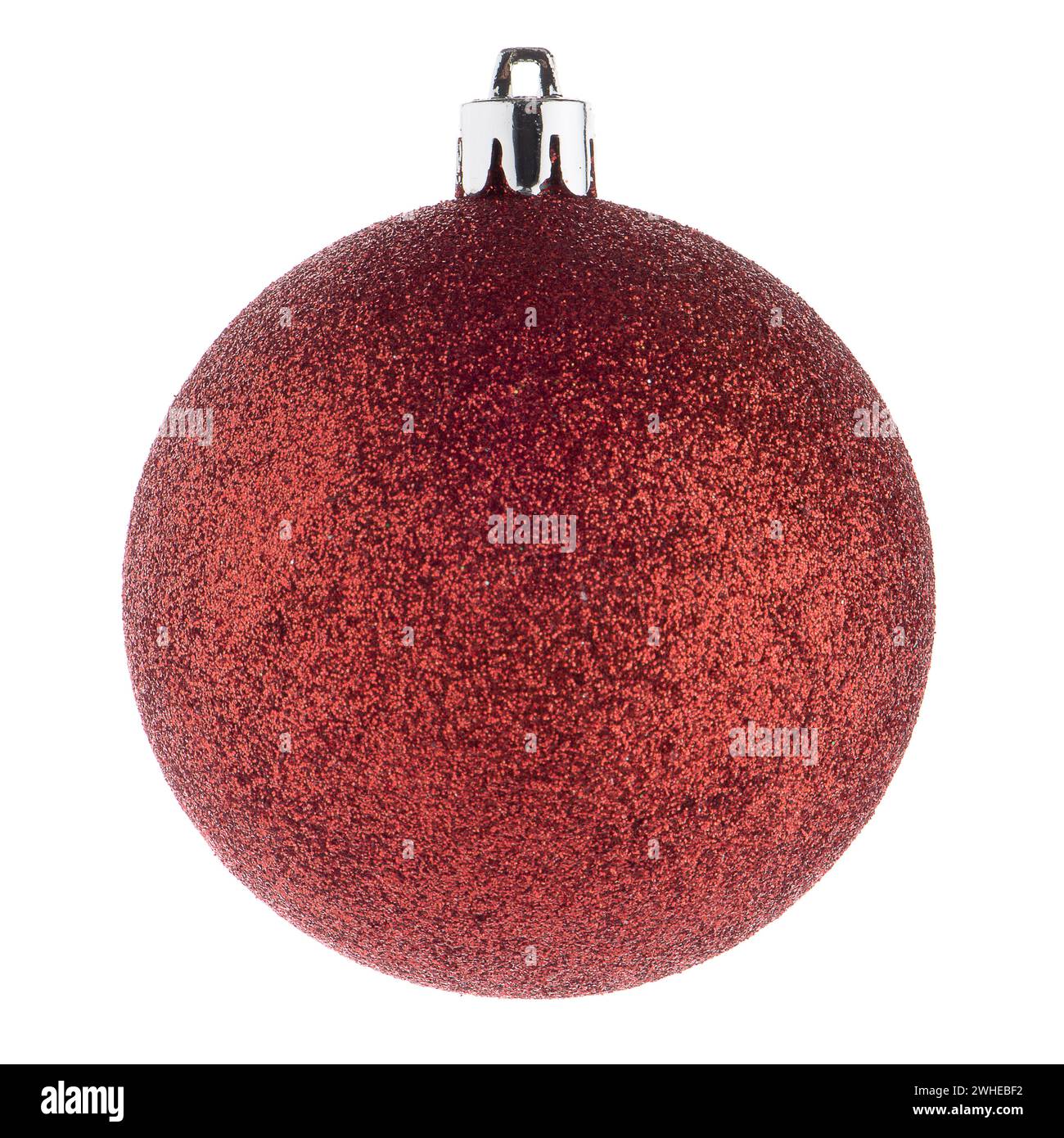 Red christmas shiny bauble hi-res stock photography and images - Alamy