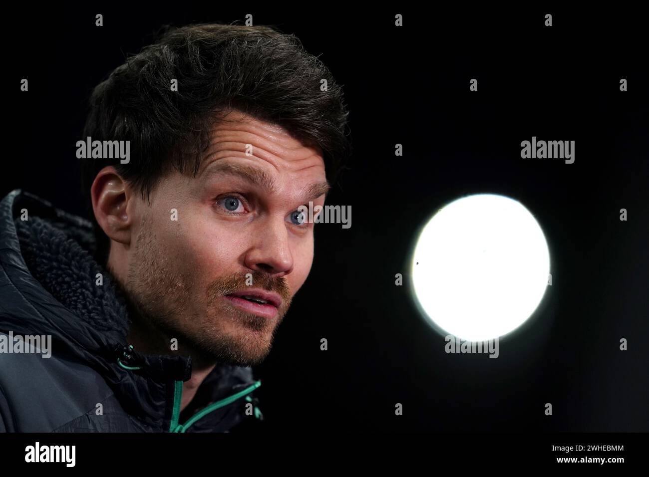 Sheffield Wednesday manager Danny Rohl speaks to the media after the ...