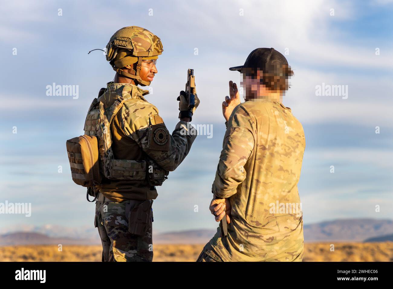 U.S. Air Force Airman 1st Class Jahmir White, 9th Security Forces ...