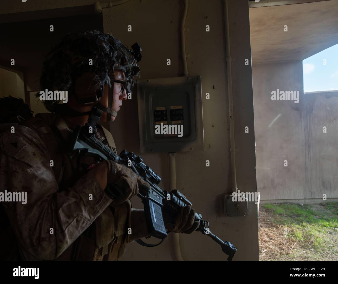 U s marine cpl ryan alpha hi-res stock photography and images - Alamy