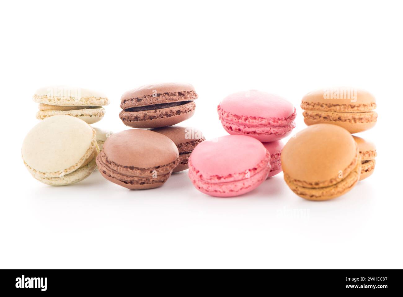 Colorful French Macarons Stock Photo - Alamy