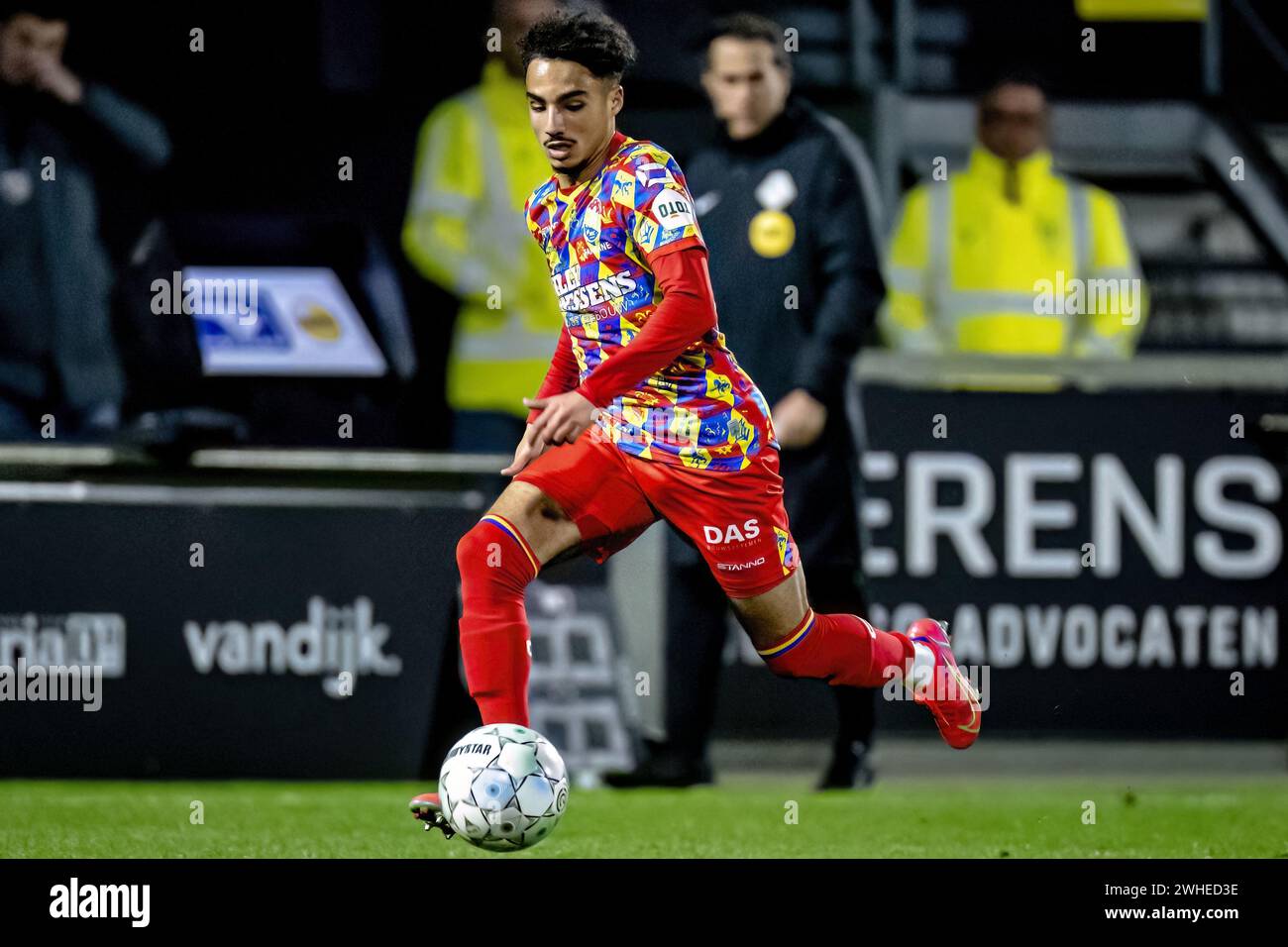 WAALWIJK, Netherlands. 09th Feb, 2024. SPO, Mandemakers Stadium, Dutch eredivisie, season 2023/ ...