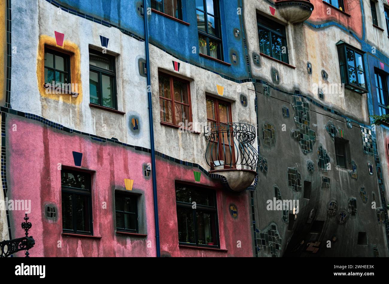 Hundertwasserhaus in Vienna, Austria Stock Photo - Alamy