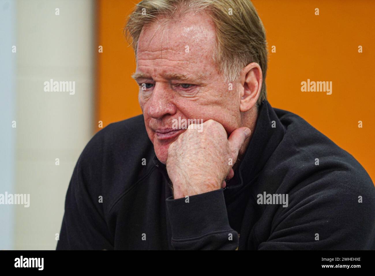 Henderson, Nevada, USA, February 9, 2024, NFL Commissioner Roger ...
