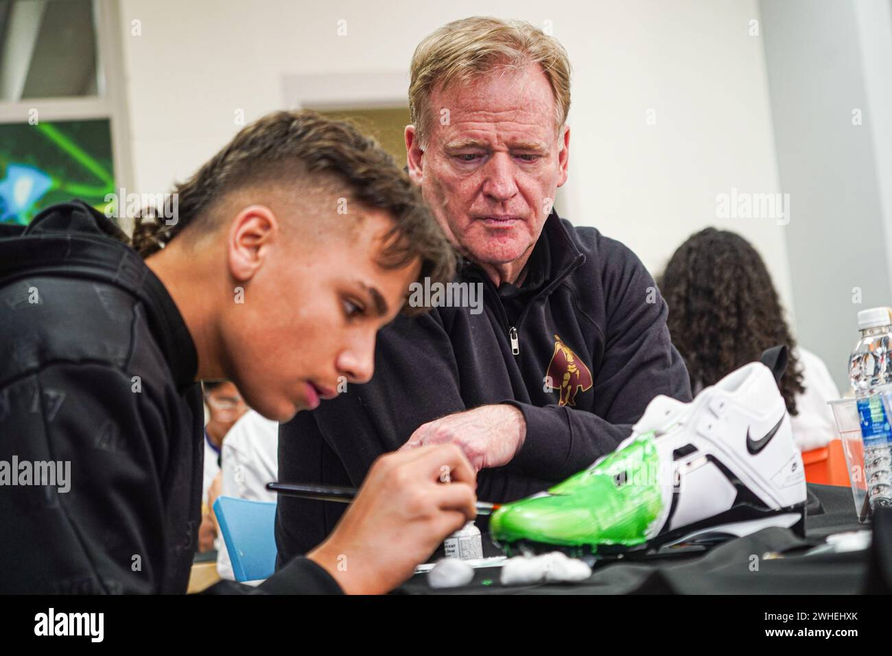 Henderson, Nevada, USA, February 9, 2024, NFL Commissioner Roger ...