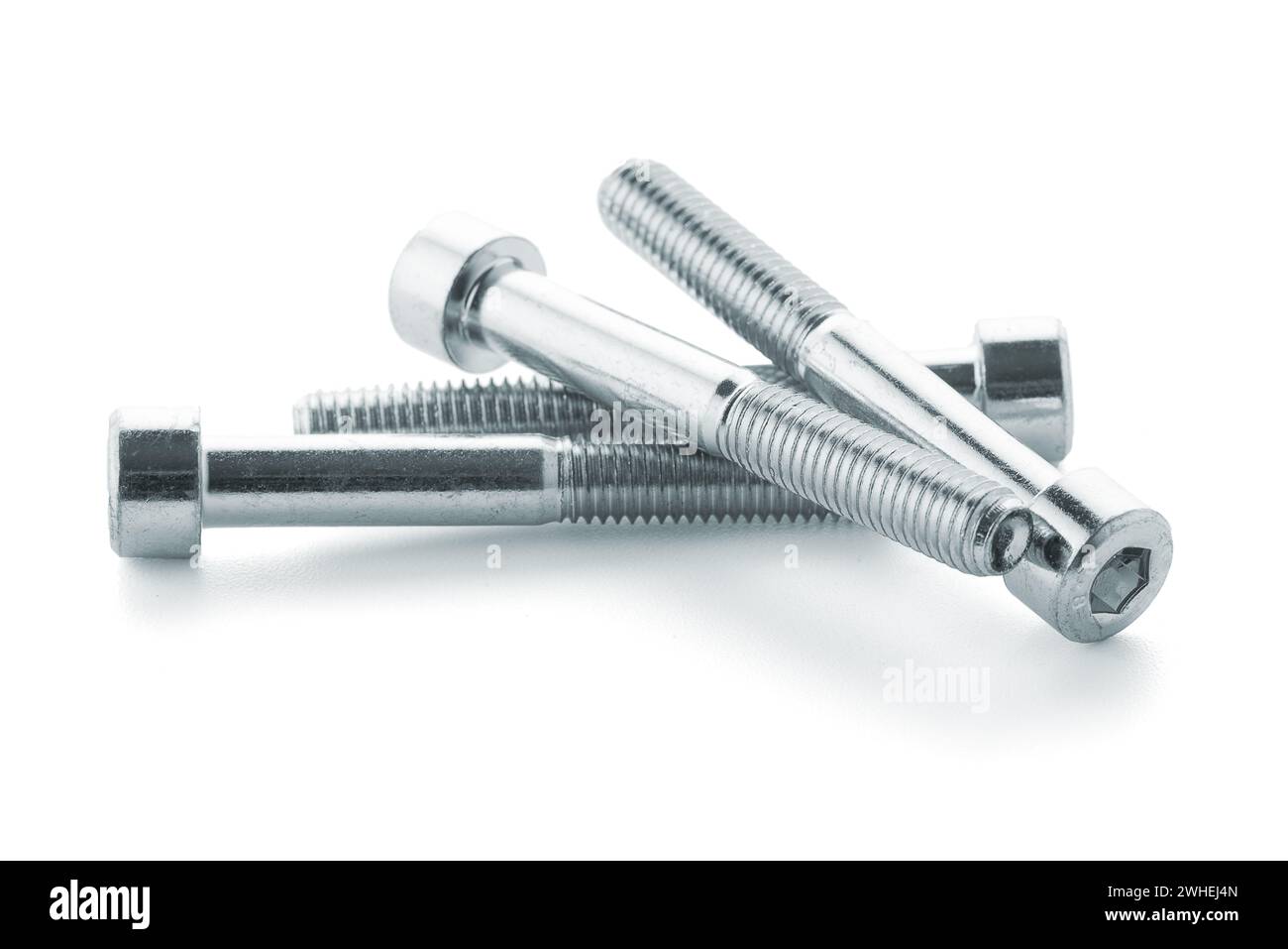 Hex head bolt screws thread Stock Photo - Alamy