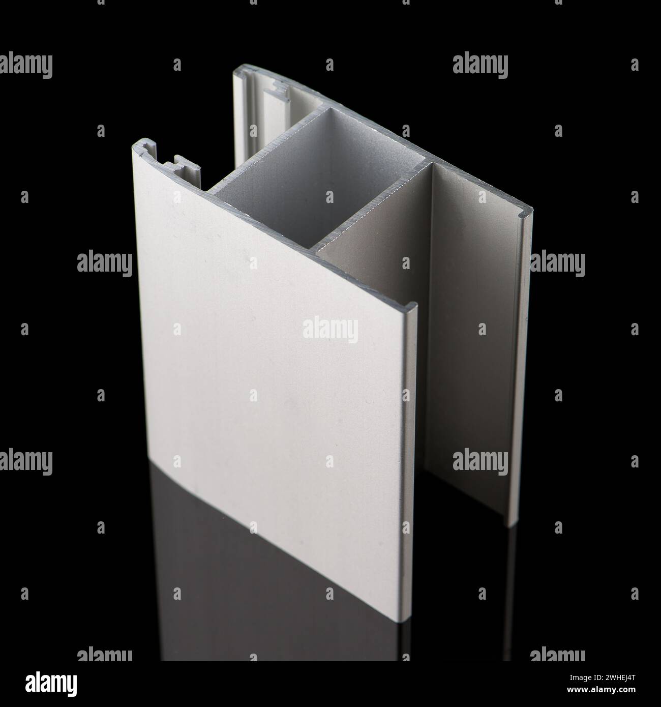 Aluminium profile sample Stock Photo - Alamy